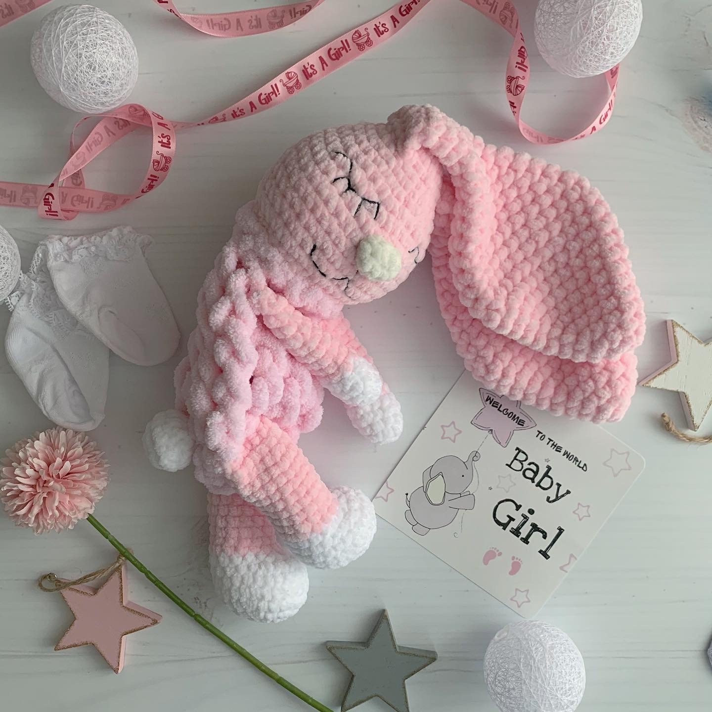 Crochet Bunny Comforter Toy Pattern Crochet Rabbit Amigurumi | Etsy