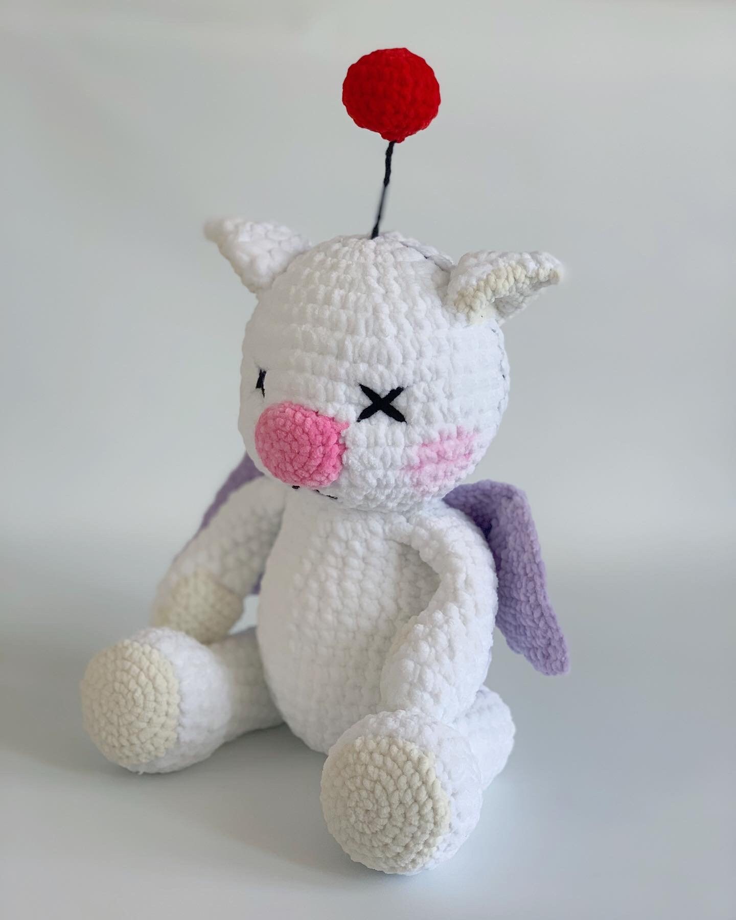Crochet Big Moogle Toy From Final Fantasy Pattern - Etsy Australia