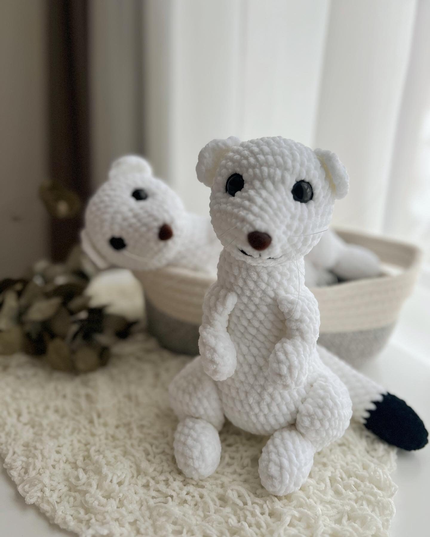 Weasel Amigurumi Crochet Pattern - Ermine PDF Pattern - Crochet Mink ...