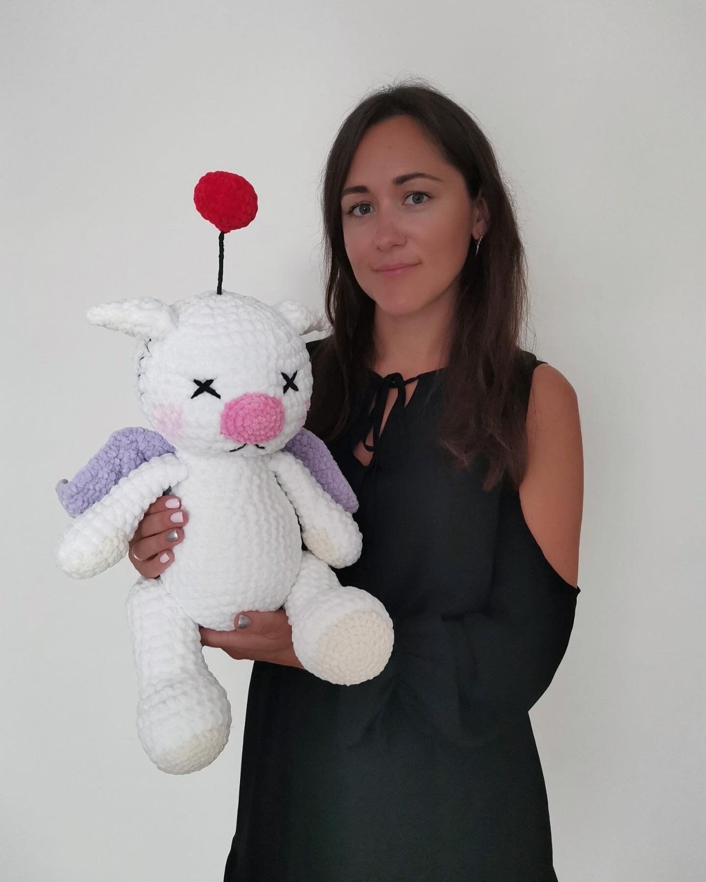 Crochet Big Moogle Toy From Final Fantasy Pattern - Etsy Australia