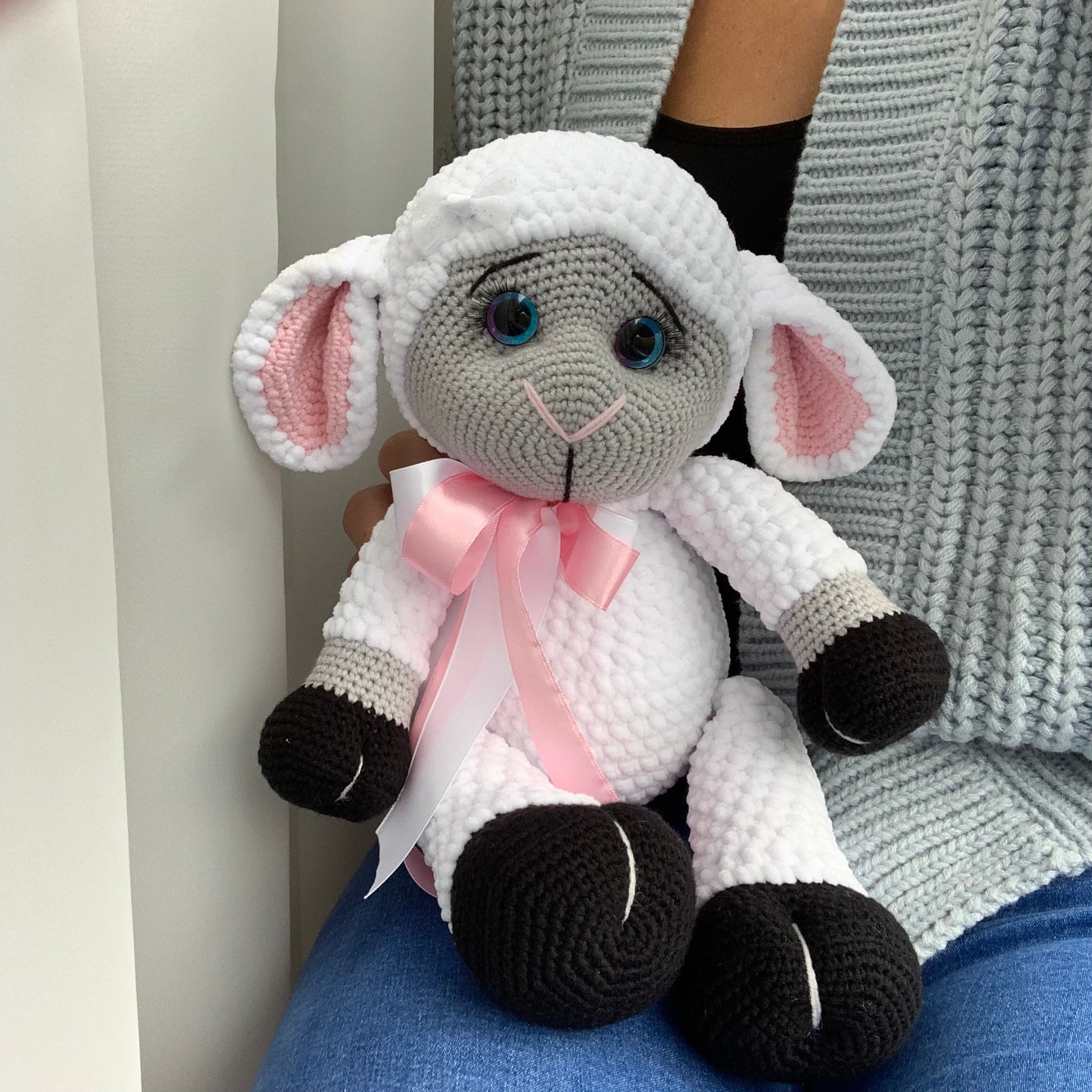 Sheep Crochet Toy Amigurumi Pattern Easy Crochet Lamb Toy Pdf - Etsy