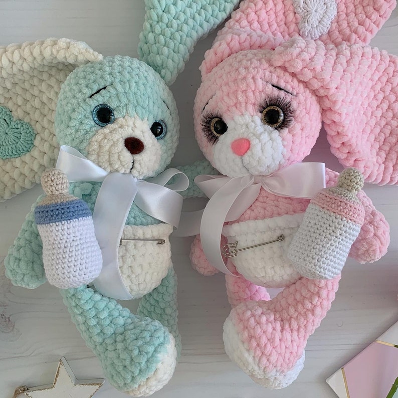 Crochet Baby Bunny Toy Pattern Crochet Easter Amigurumi - Etsy