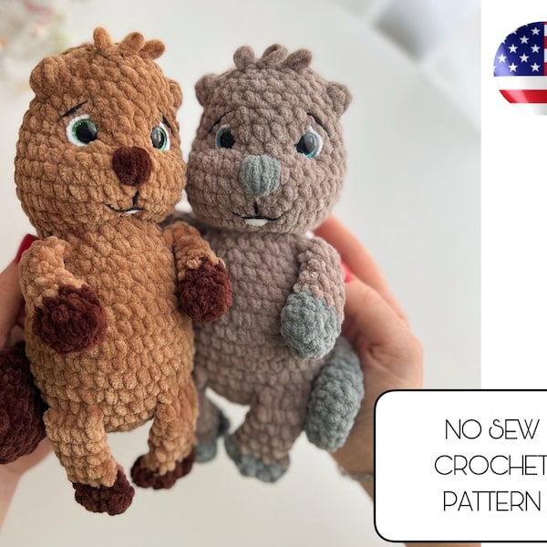 Stuffed Toy Beaver - Etsy