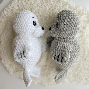 Seal Amigurumi Crochet Pattern - Plush Seal PDF Pattern - Crochet ...