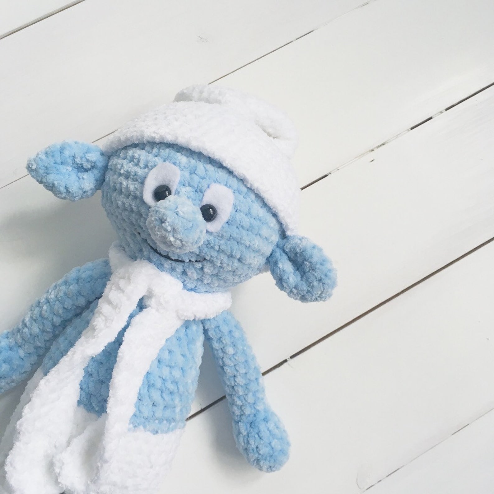 Smurf Crochet Pattern PDF Christmas Smurfs Smurf Toy - Etsy