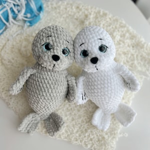 Seal Amigurumi Crochet Pattern - Plush Seal PDF Pattern - Crochet ...