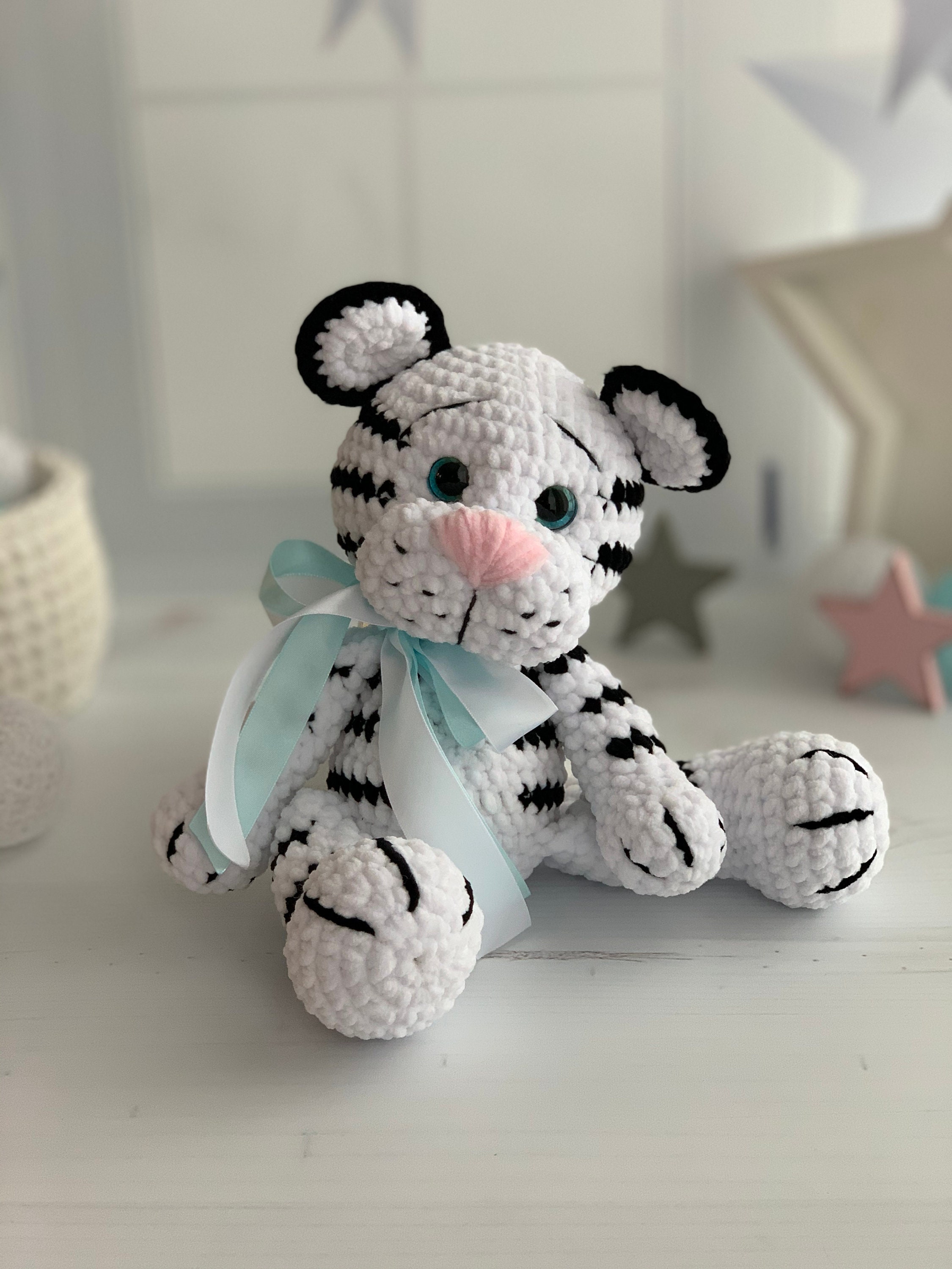 Crochet Tiger Toy Pattern Easy Amigurumi White Tiger PDF | Etsy