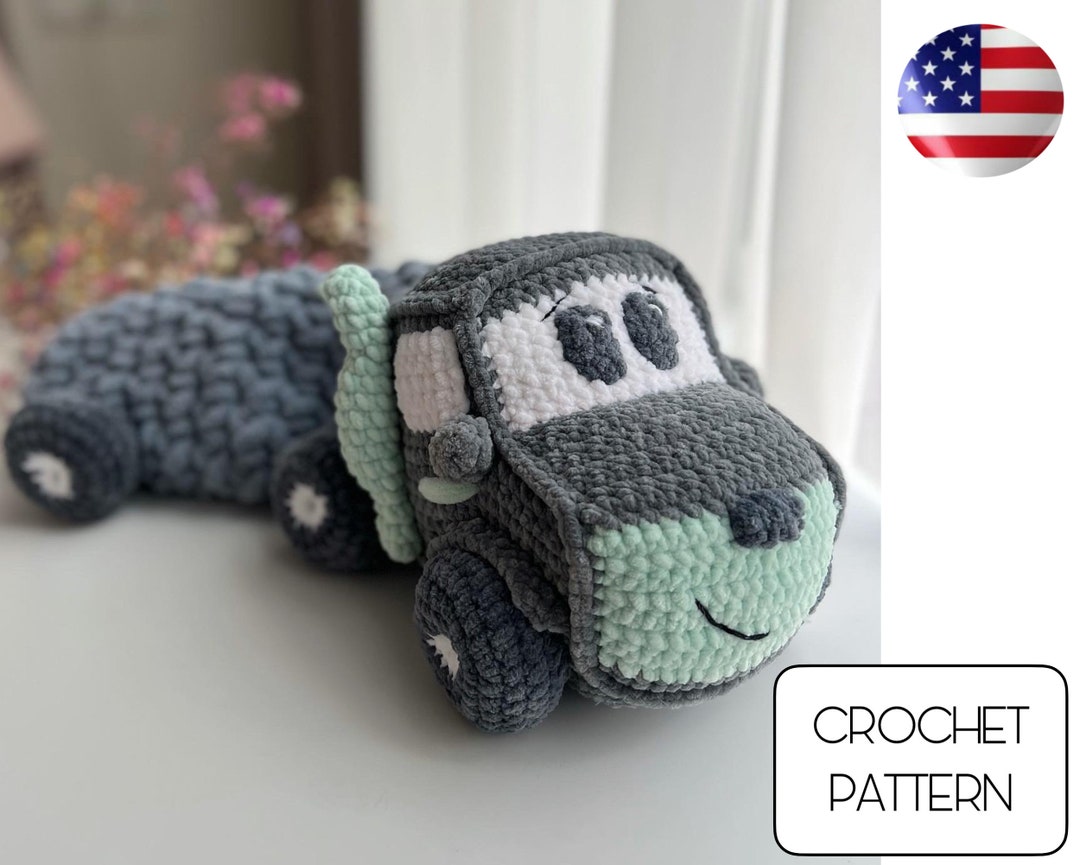 Crochet Truck Pyjama Case Toy Pajamas Holder Crochet Pattern Crochet ...