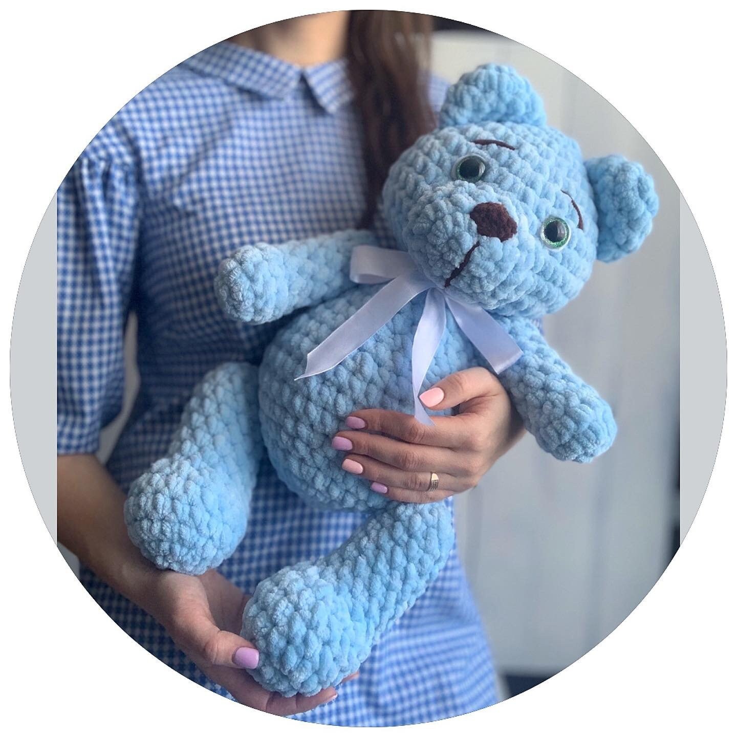 Big Bear Toy Crochet Pattern - Easy Amigurumi Teddy Bear PDF Crochet ...