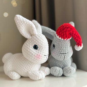 Crochet 2in1 Rabbit Toy Pattern - Amigurumi Rabbits - Plush Bunny ...
