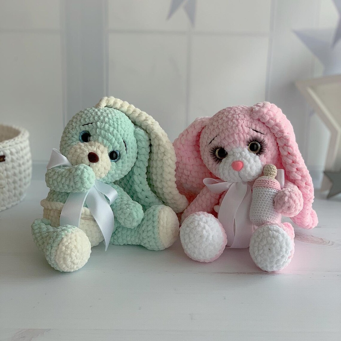Crochet Baby Bunny Toy Pattern Crochet Easter Amigurumi - Etsy