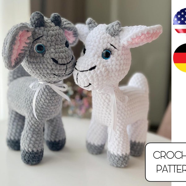 Crochet Goat - Etsy
