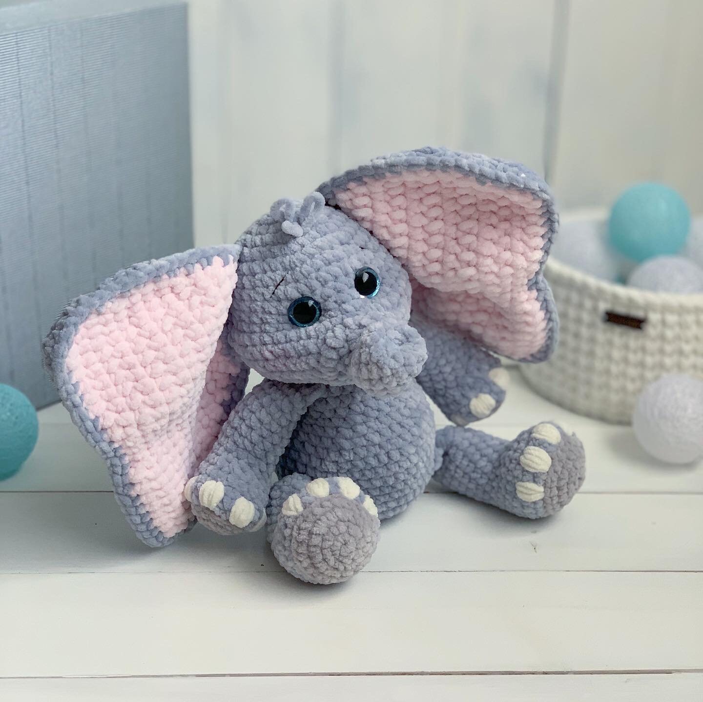 Crochet Baby Elephant Toy Pattern | Etsy Canada