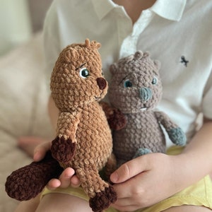 No Sew Amigurumi Crochet Baby Beaver Pattern - Crochet Animals ...