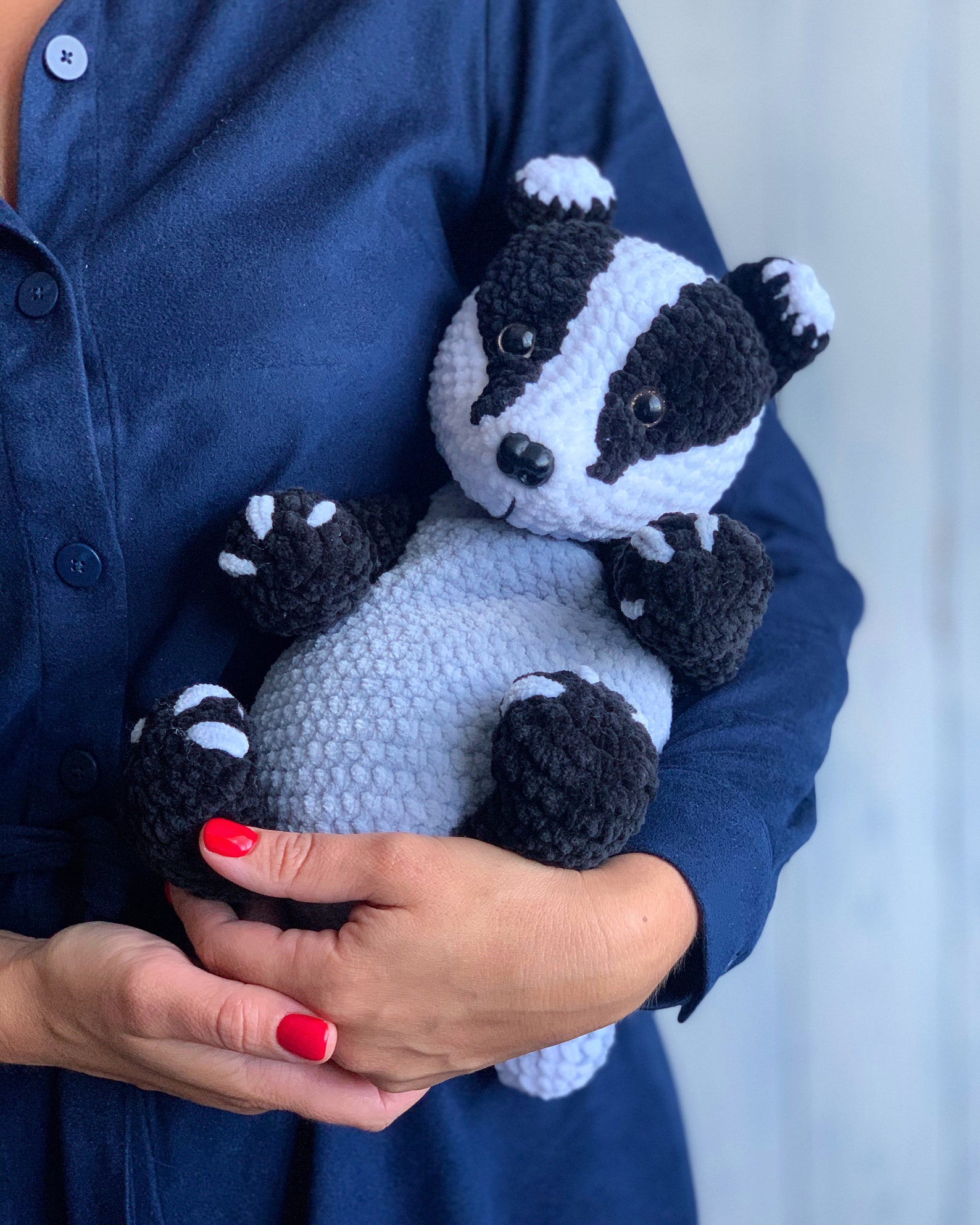 Crochet Baby Badger Toy Pattern - Etsy