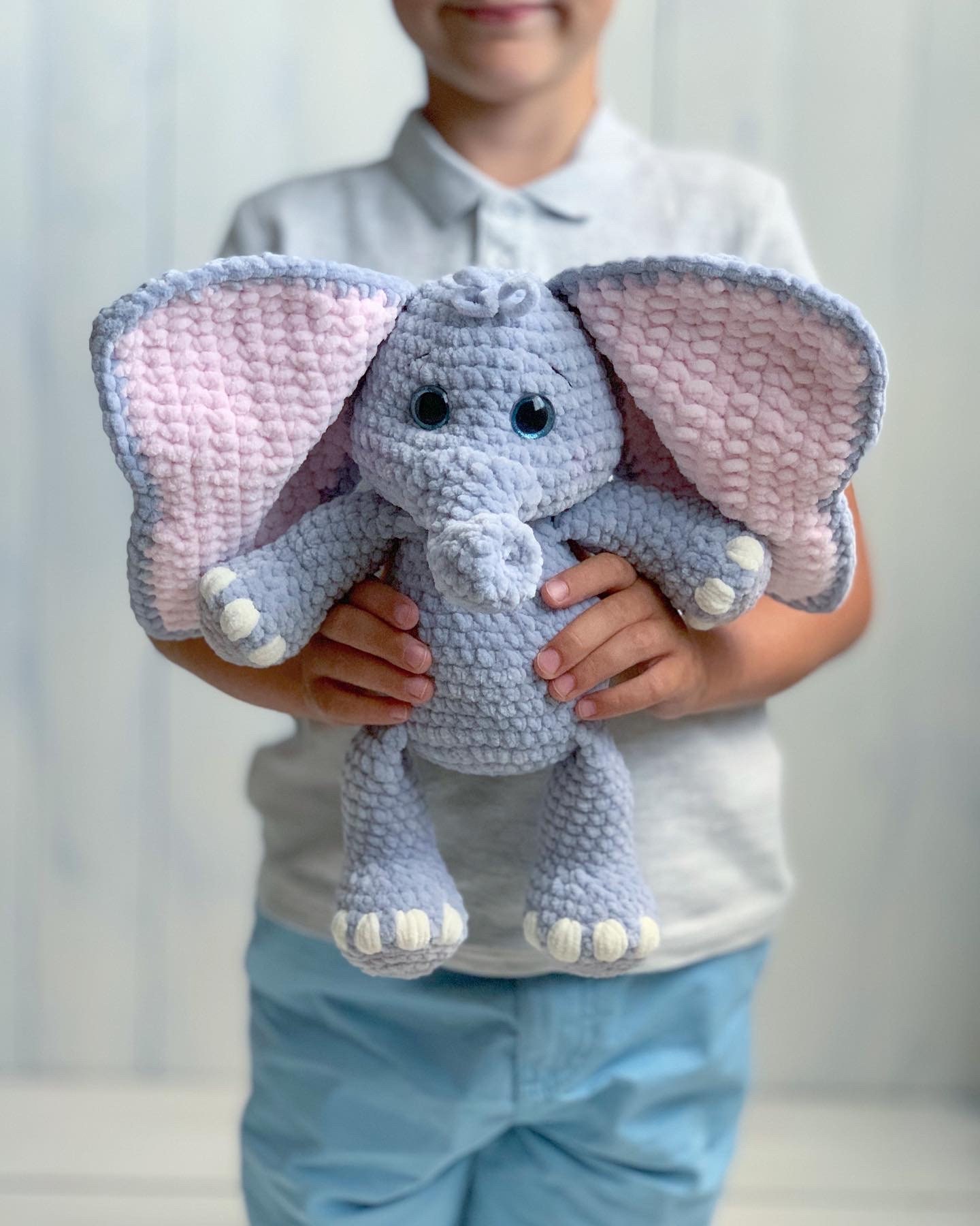Crochet Baby Elephant Toy Pattern | Etsy Canada