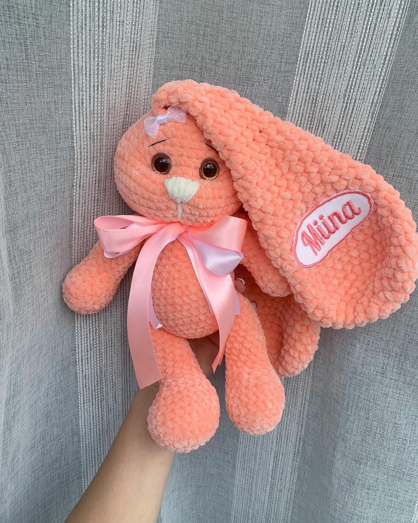 Crochet Bunny Toy Pattern Plush Rabbit Amigurumi PDF Pattern | Etsy