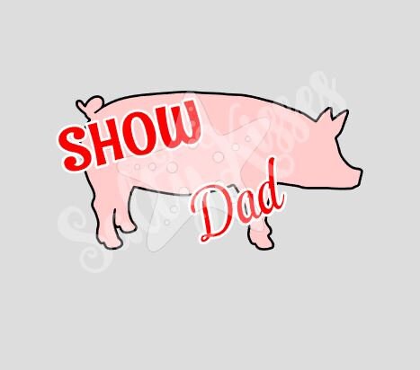 Show Pigs Dad SVG File for Silhouette/cricut - Etsy