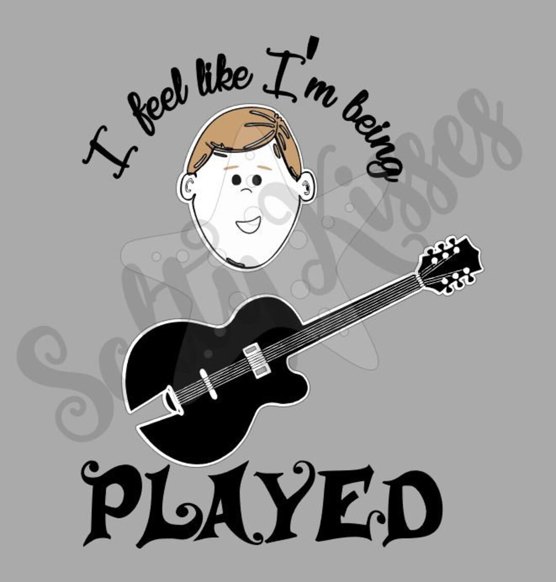 Band Member Guitar Player SVG File for Silhouette/cricut - Etsy