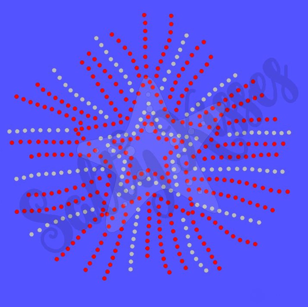 Starworks Faux Rhinestone SVG File for Silhouette/cricut - Etsy