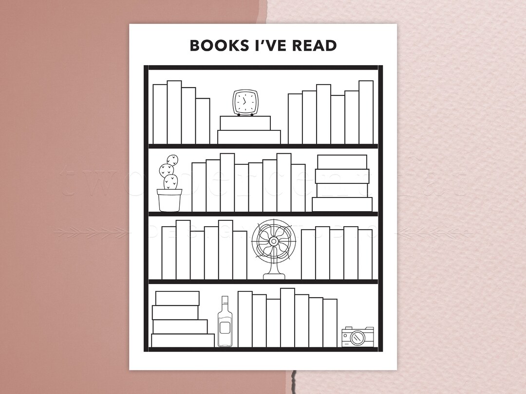 Books I Have Read Printable, Book Tracker, Book Tracker Printable - Etsy