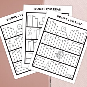 Books I Have Read Printable, Book Tracker, Book Tracker Printable - Etsy