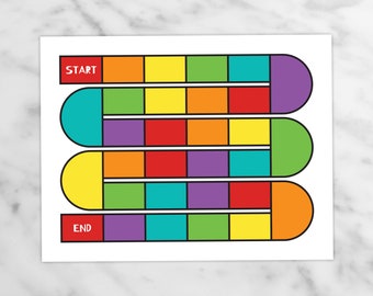 Blank LUDO Board Game Template - Etsy