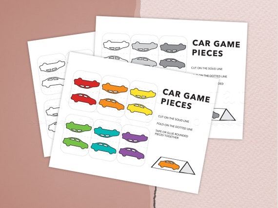 Printable Board Game Pieces Lucky Nouns Board Game | Teach Starter