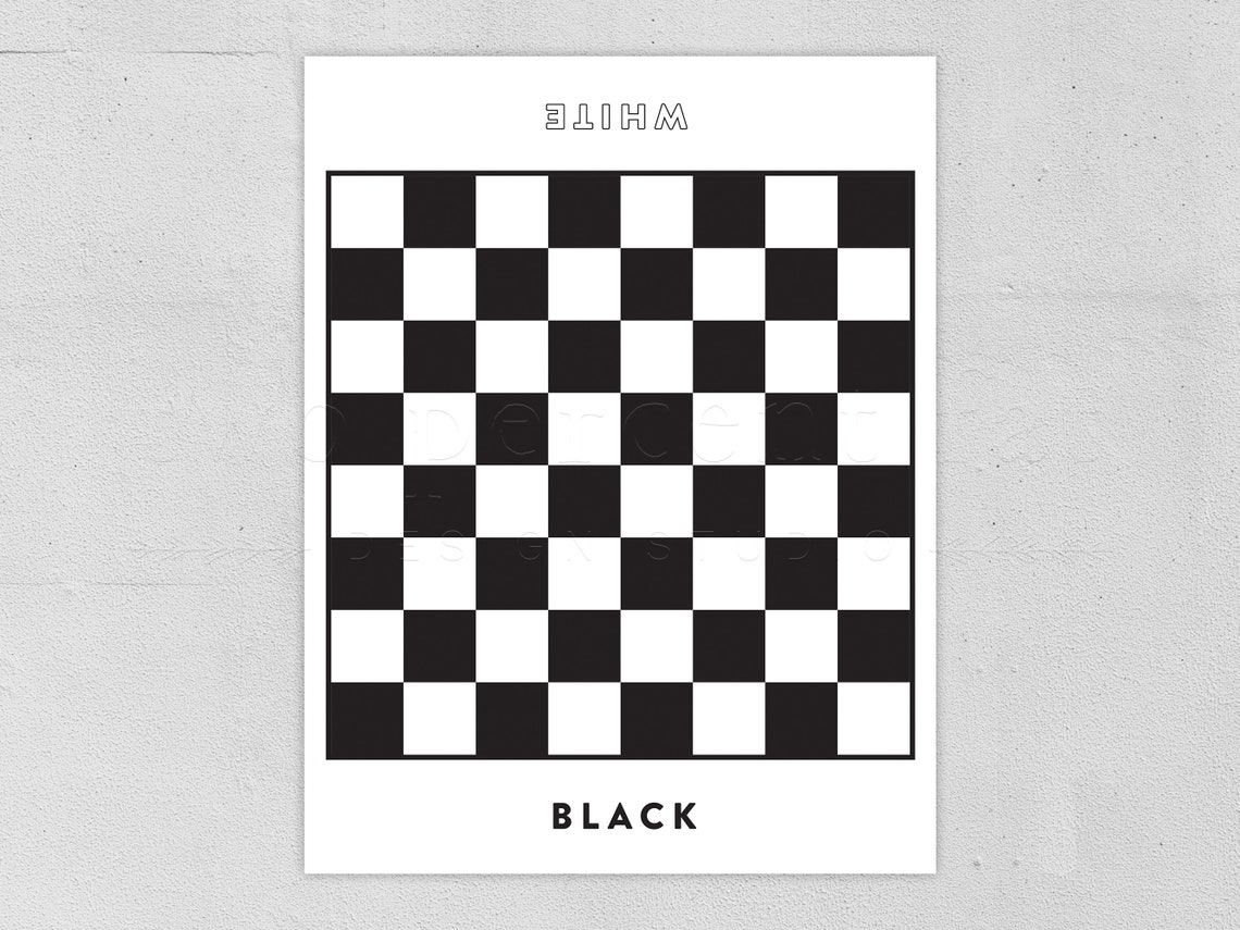 Printable Chess Game / Printable Board Game / Chess Game / Printable ...