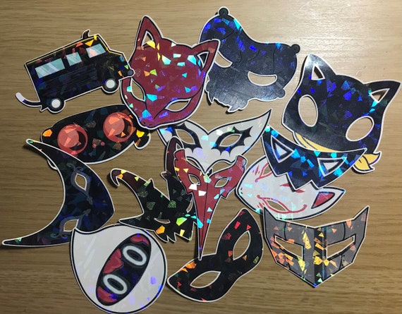 P5 Mask Stickers | Etsy