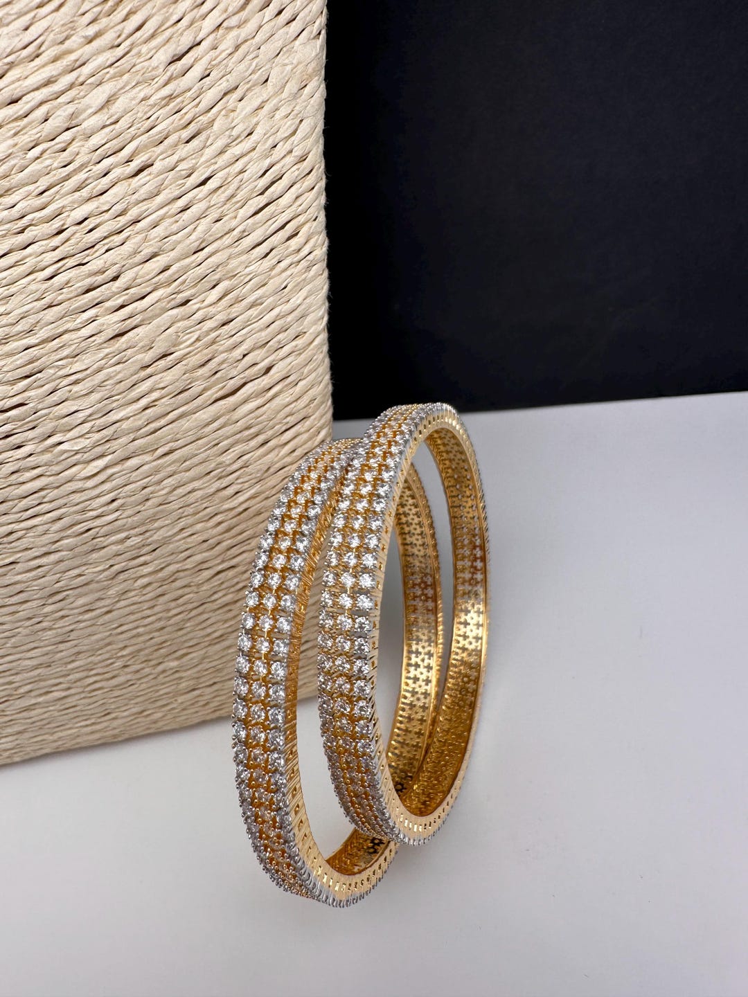 AD Bangles ,CZ Indian Bangles, Pakistani Jewelry, Bracelets - Etsy