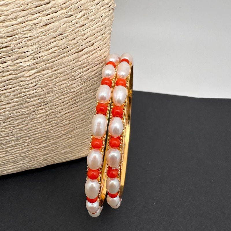 Coral Bangle - Etsy