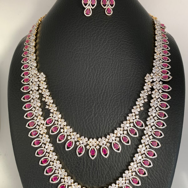 Indian Ruby Necklace - Etsy