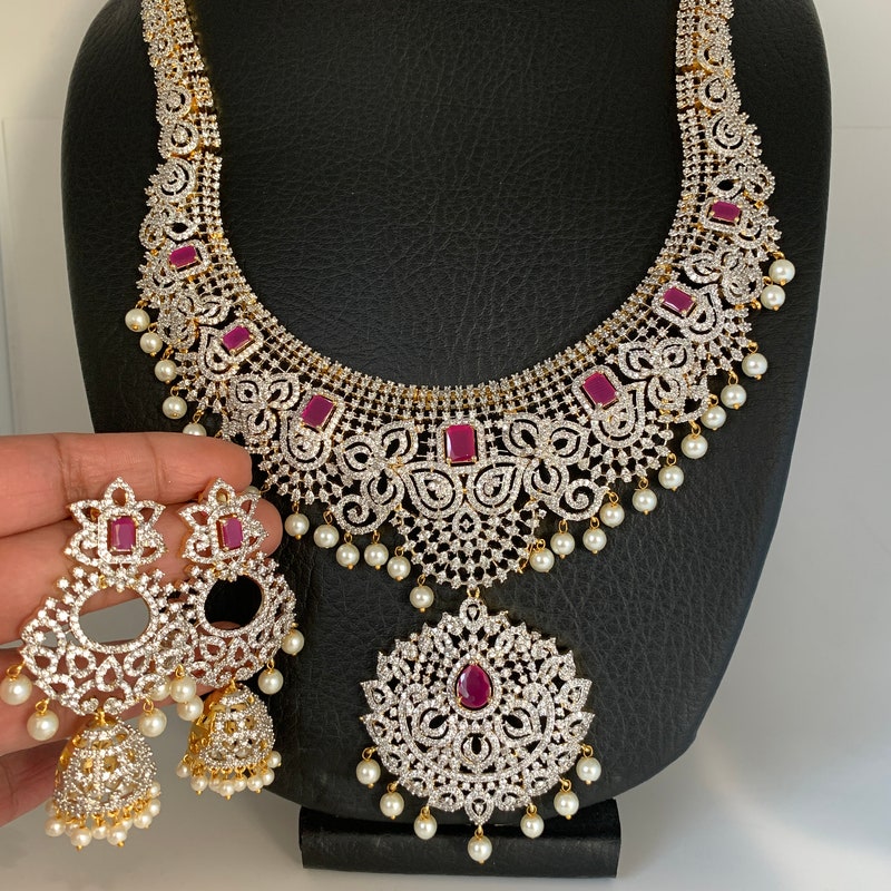Indian Ruby Necklace - Etsy