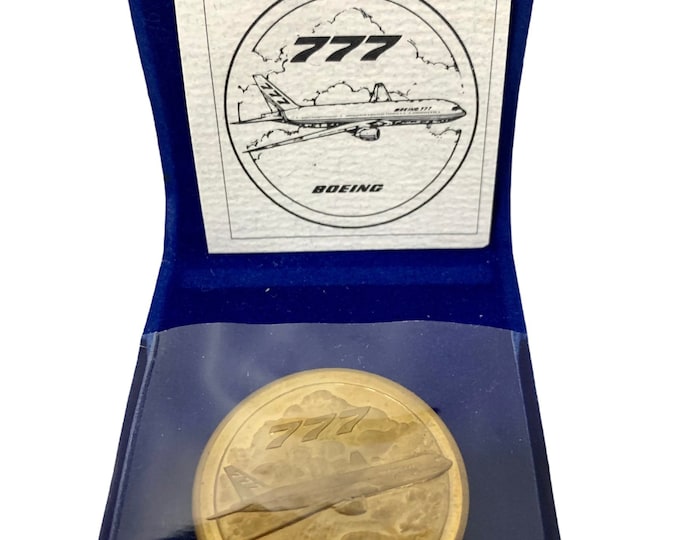 Boeing 777 Commemorative Coin - Etsy
