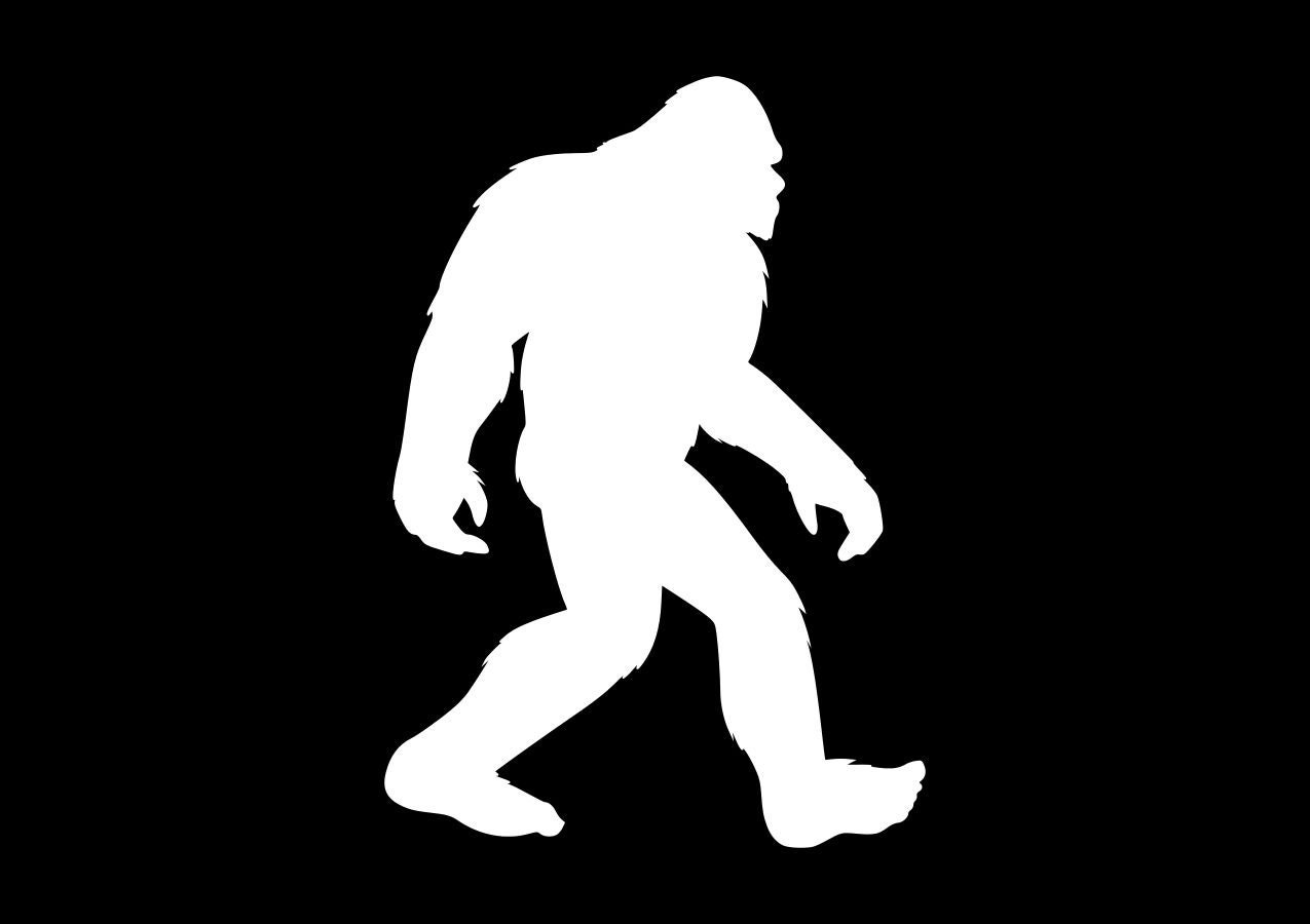 Bigfoot Silhouette Decal 1 Choose Size, Color - Etsy