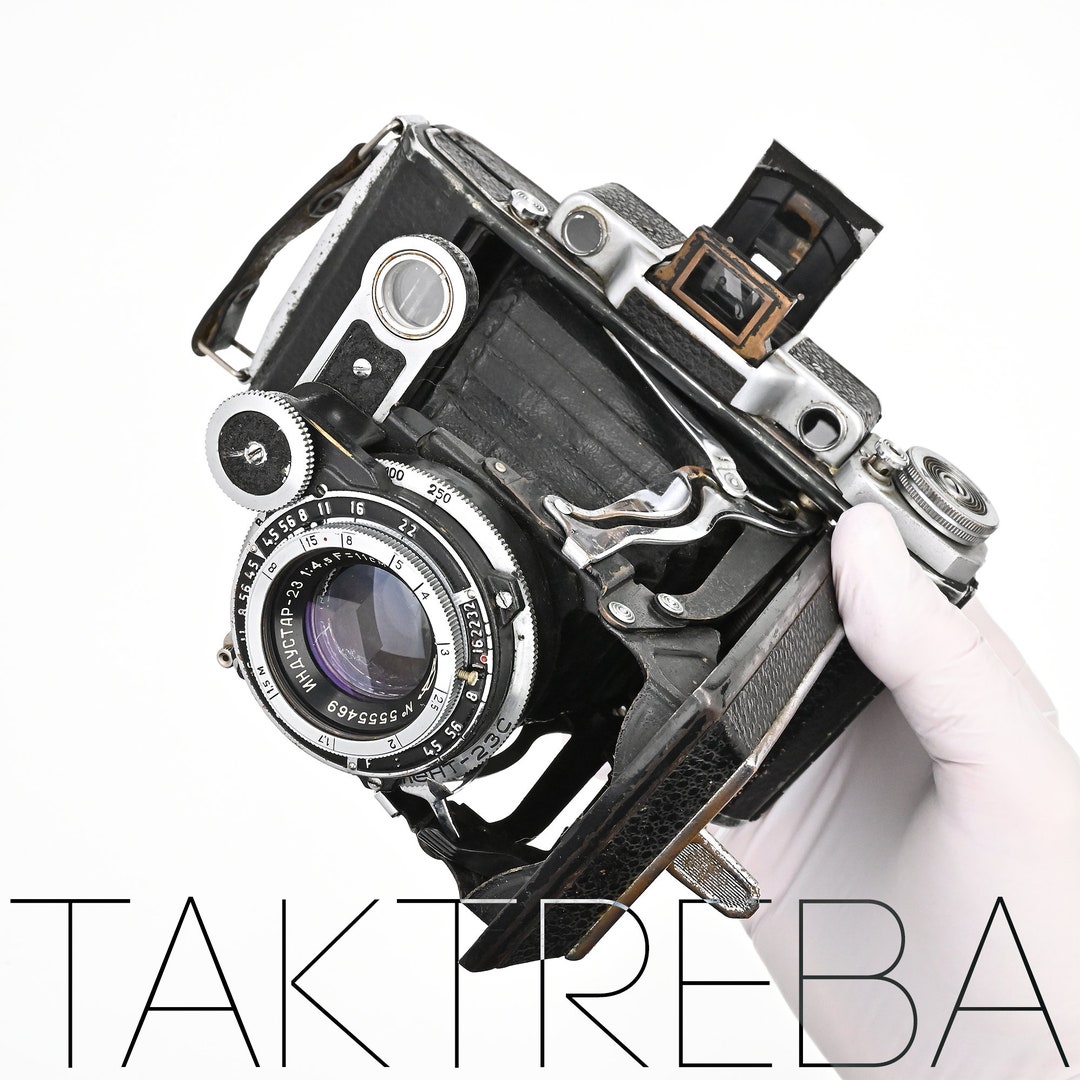 Moskva-4 Moscow-4 Vintage Folding Medium Format Rangefinder Camera 6x9 ...