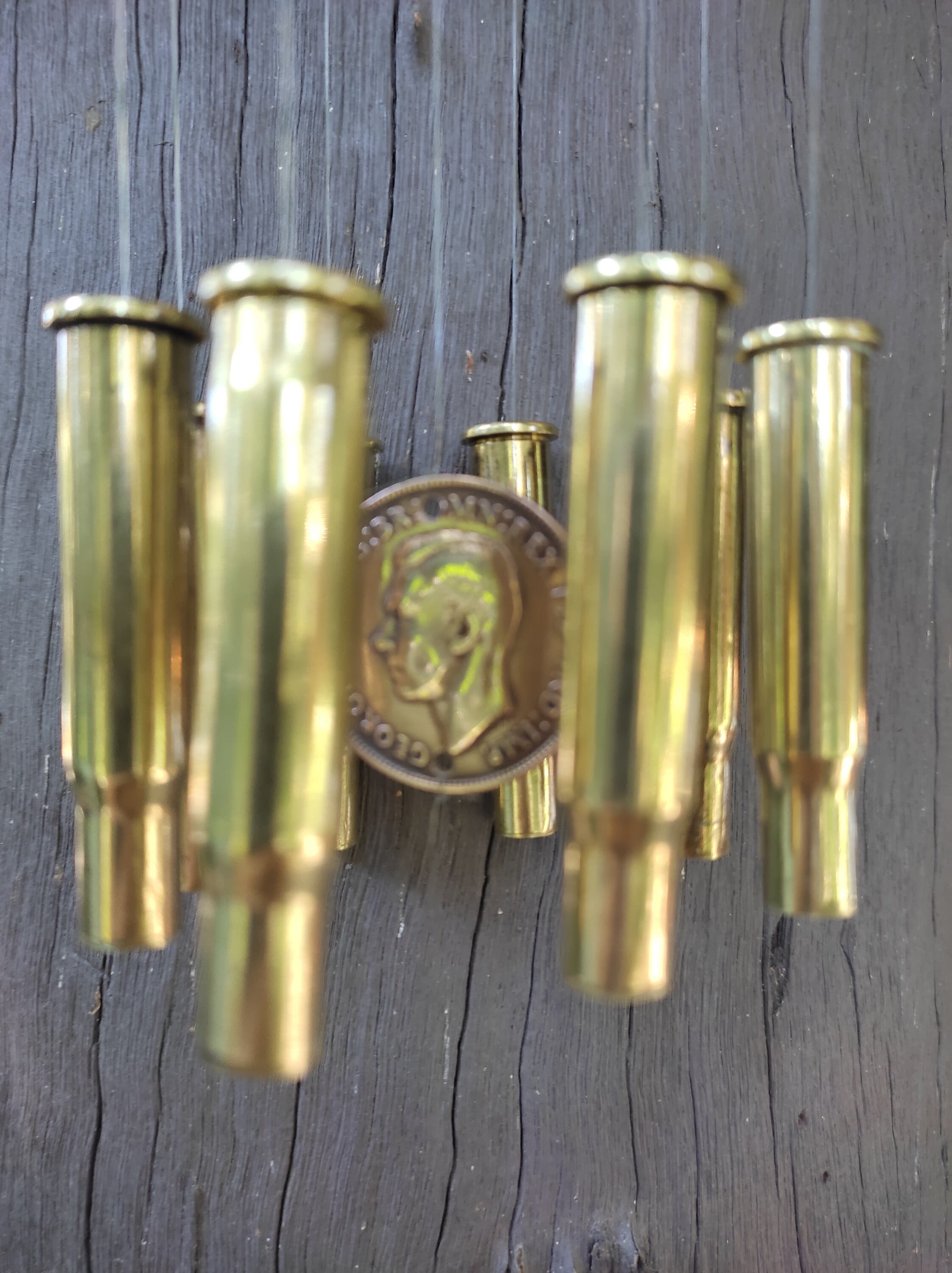 Handmade Australian Bullet Wind Chime, Gun Shells, Ammo, 30/30 ...