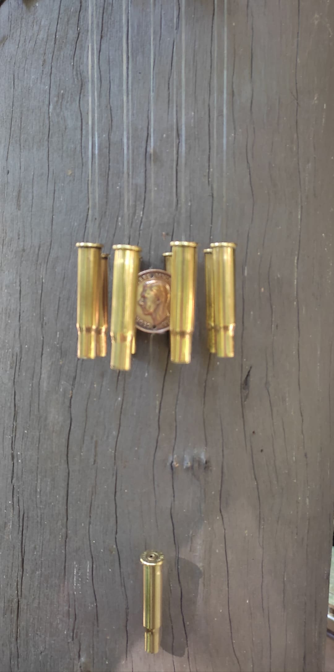Handmade Australian Bullet Wind Chime, Gun Shells, Ammo, 30/30 Winchester Shells, Windchime ...