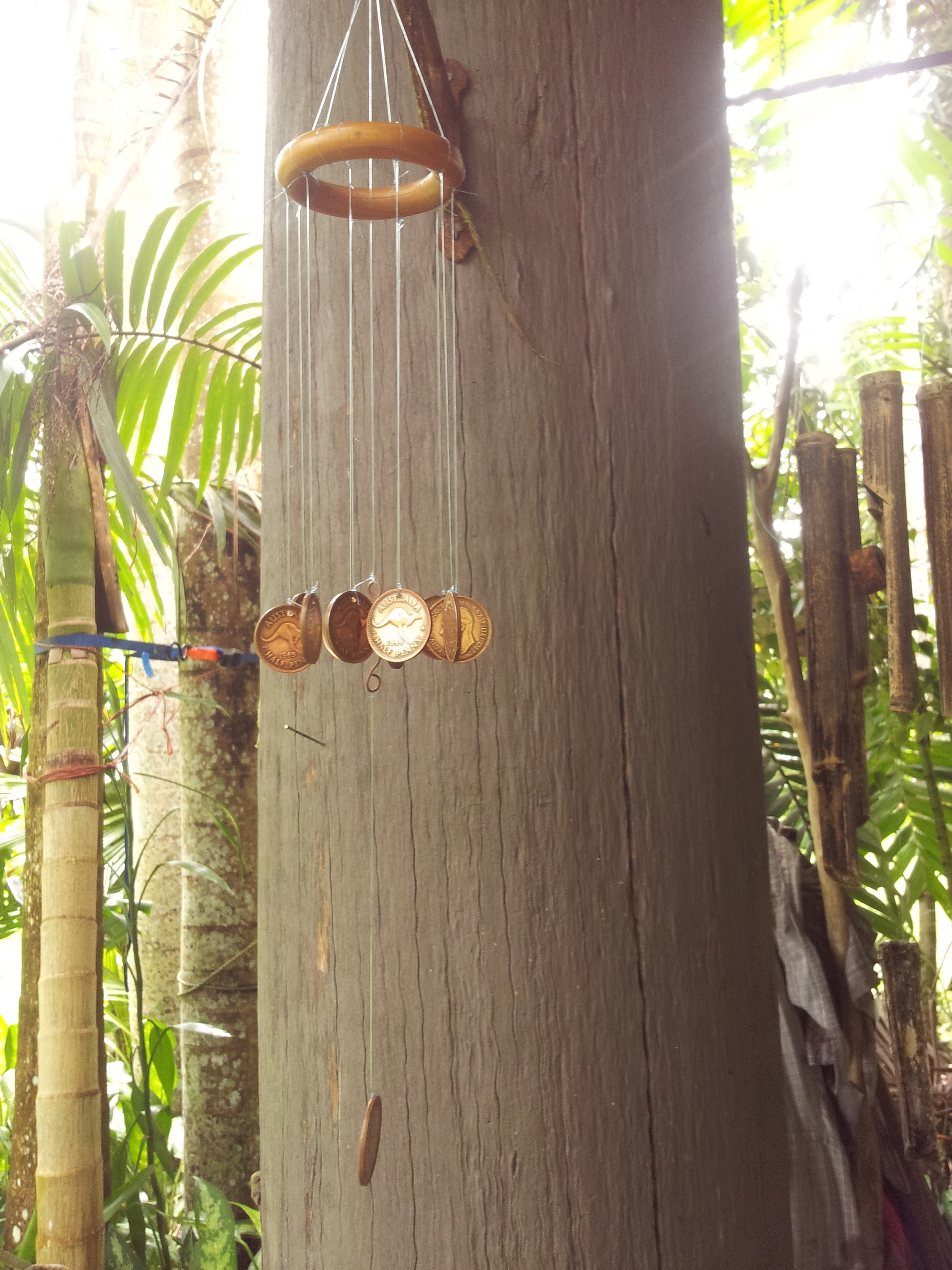 Handmade Australian Penny Wind Chime Coin Windchime Unique Gift + Old ...