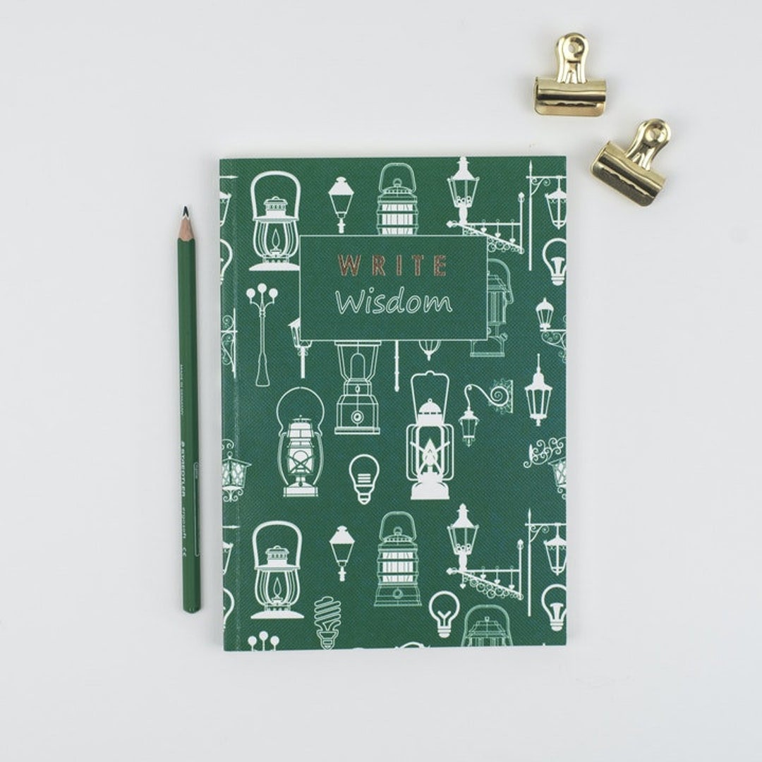 A5 Forest Green Textured Cover Notebook - Etsy