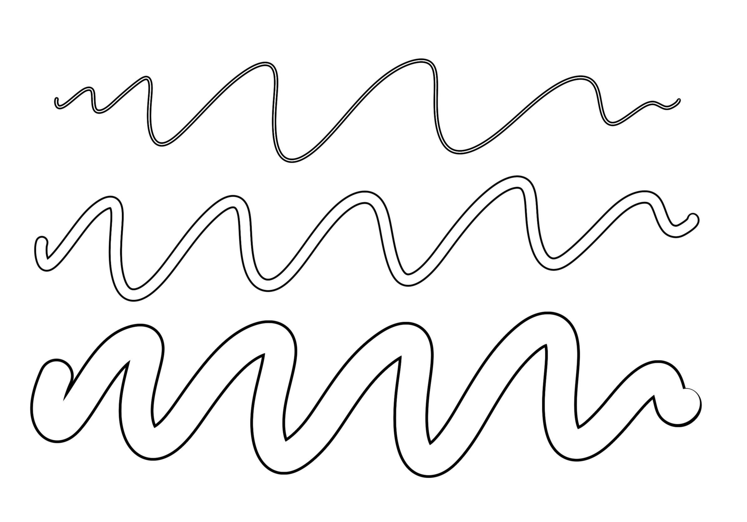 Monoline Outline Procreate Lettering Brush Instant Download | Etsy