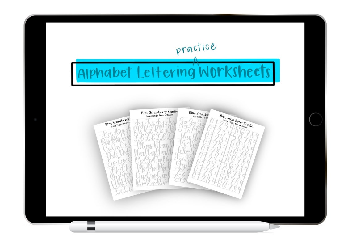 Procreate Lettering Beginners Kit Instant Download | Etsy