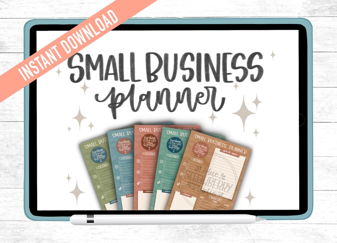 Small Business DIGITAL Planner Download | Compatible With Procreate ...
