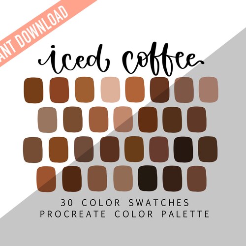 Procreate Blue Strawberry Color Palette 30 Color Swatches - Etsy