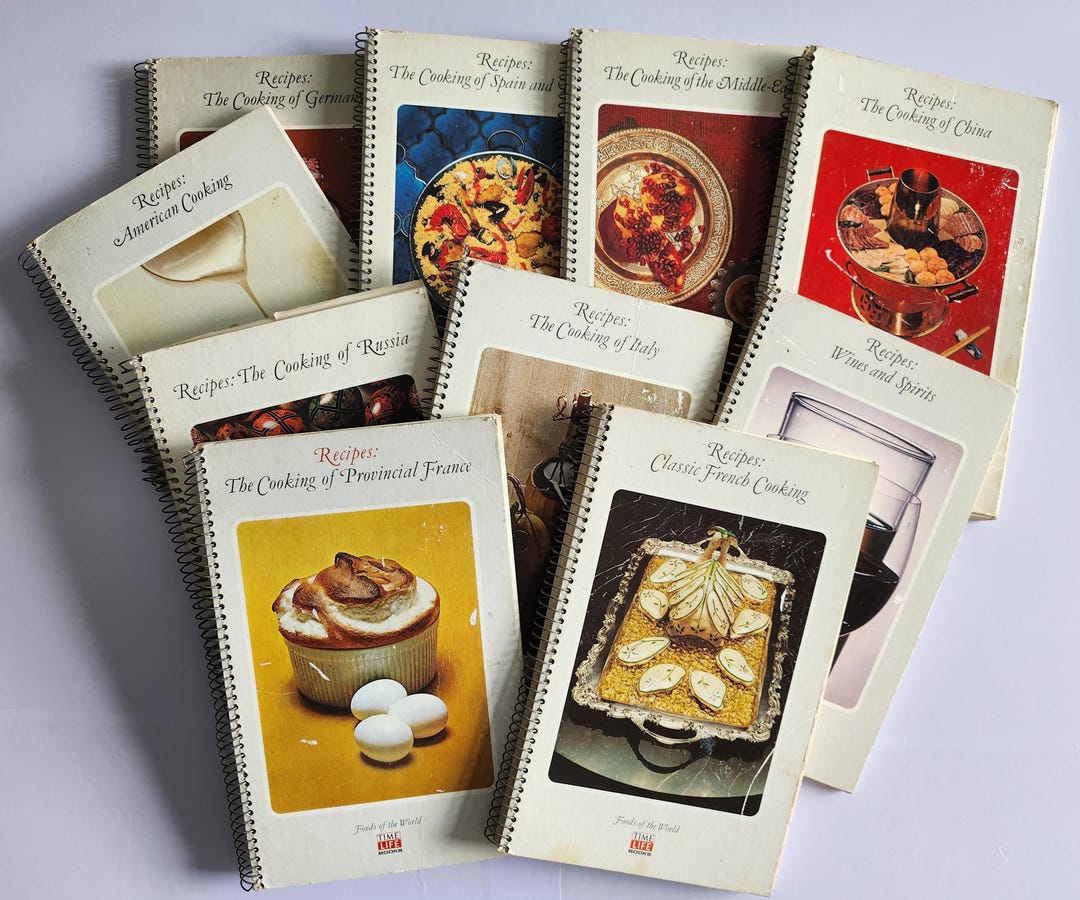 Vintage foods of the World Time Life Recipe Book Series 1969 to 1971 ...