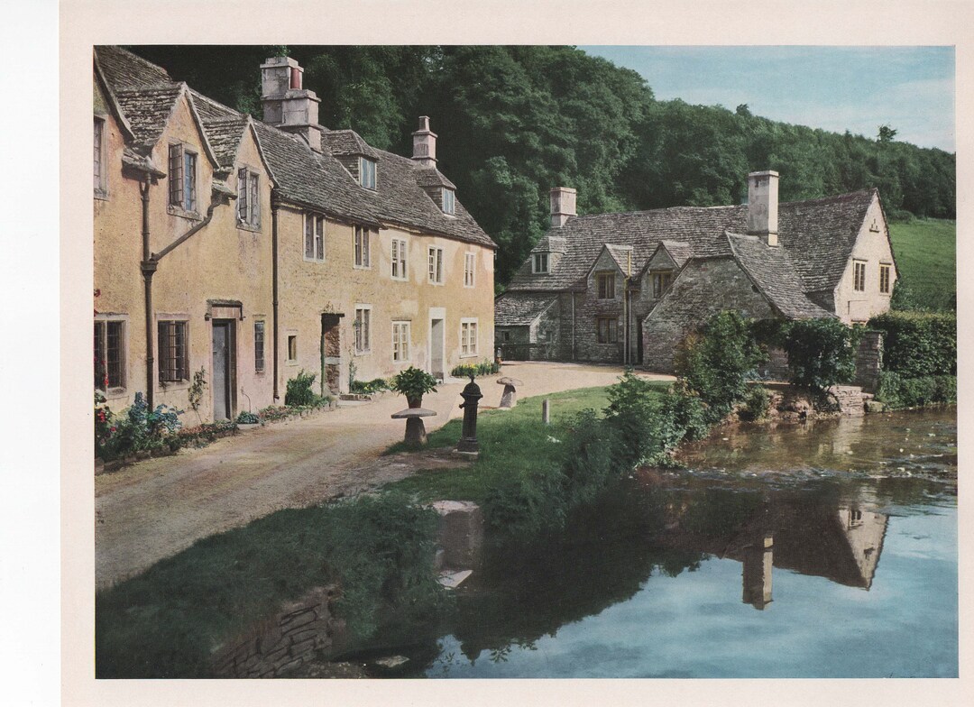 Original Vintage Photo Print – Castle Combe, Wiltshire. England - 1966 ...