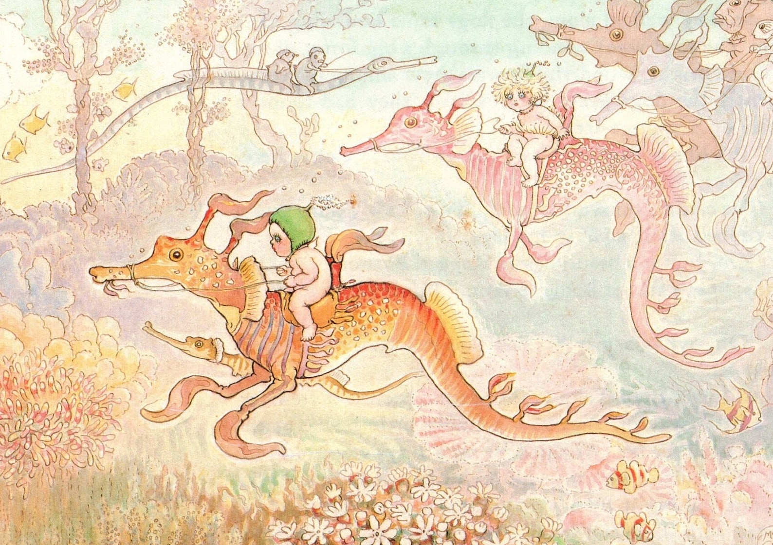 May Gibbs Gumnut Print: Vintage Australian Fairytale Art - Etsy