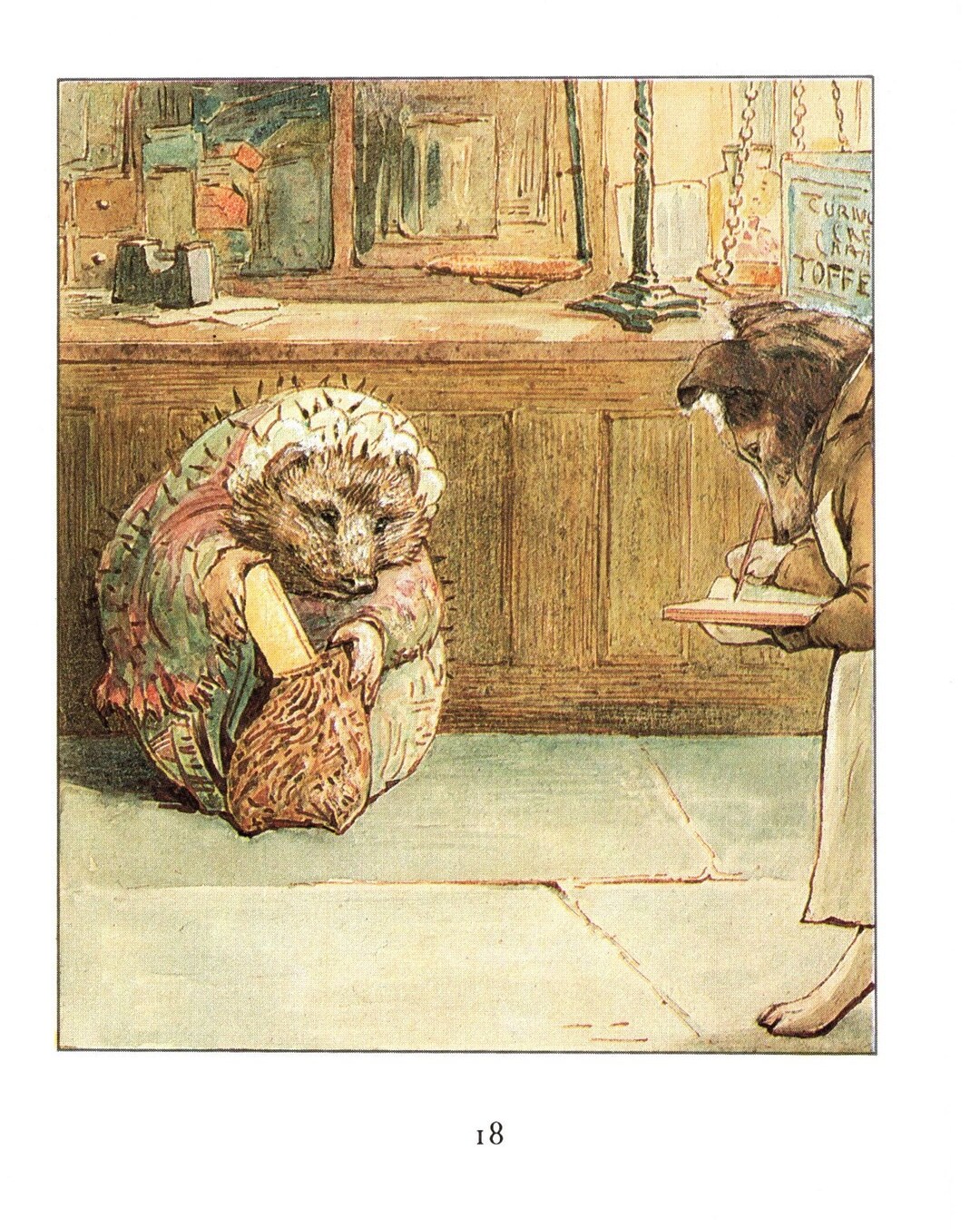 Vintage Beatrix Potter Print: Ginger and Pickles, Whimsical Nursery Art ...