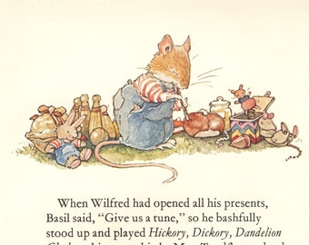 Brambly Hedge spring Story Original Jill Barklem Vintage Print Cute ...